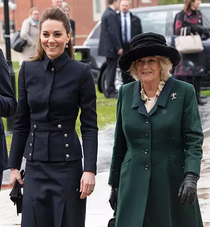 Kate Middleton a Duchess Cernyw Camilla