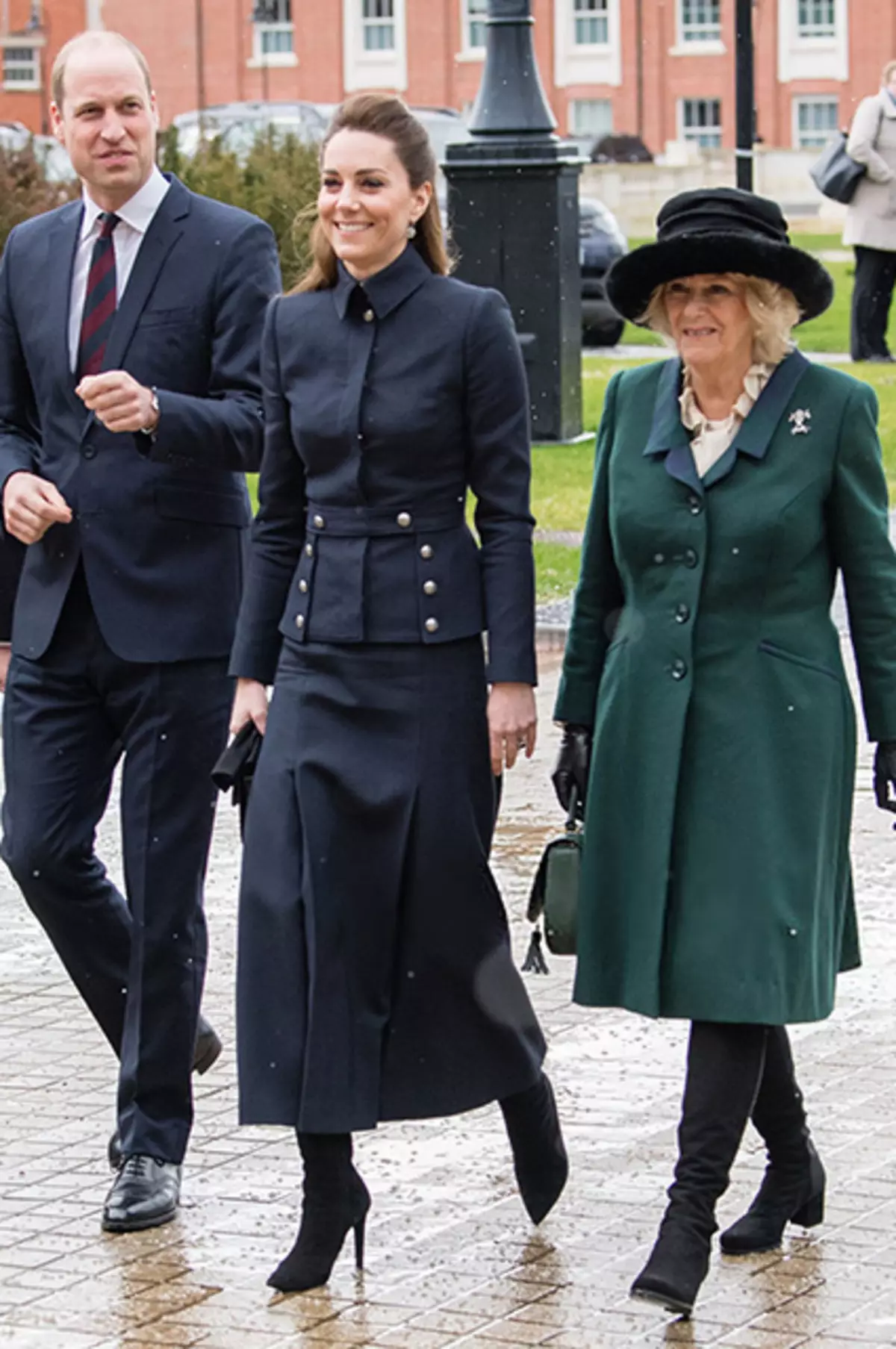 Tywysog William, Kate Middleton a Duchess Cornwall Camilla