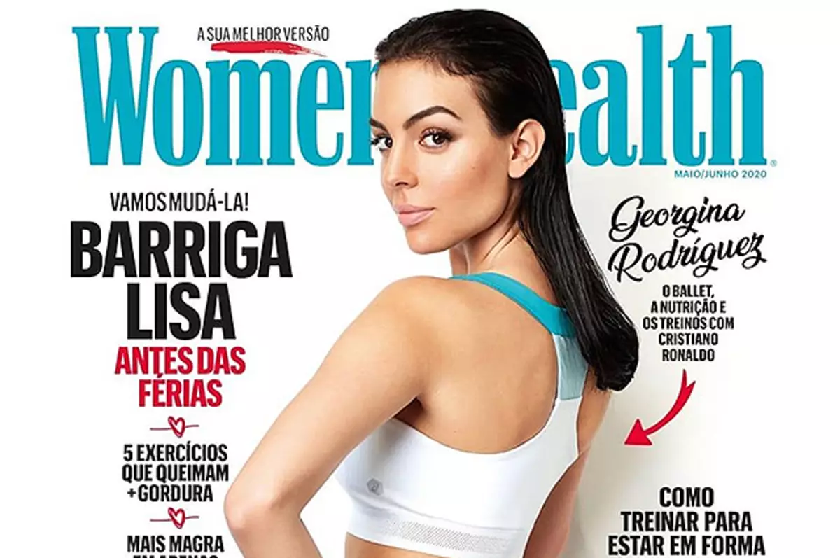 Ang nobya na si Cristiano Ronaldo Georgina Rodriguez ay lumitaw sa pabalat ng Health Magazine ng Kababaihan