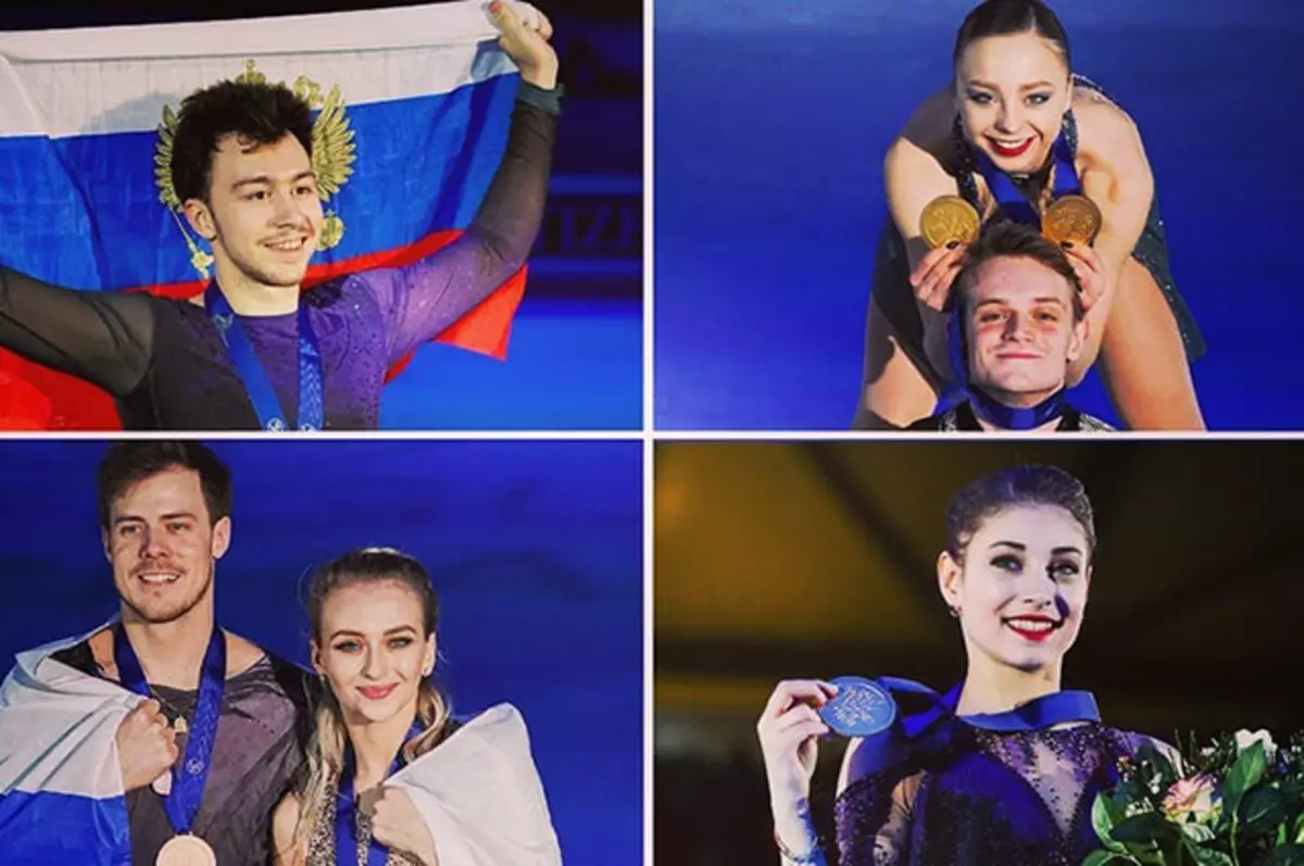 Dmitriy Aliyev, Aleksandra Boykova va Dmitriy Kozlovskiy, Nikita Katatsalapov va Viktoriya Sinitina, Alain Kozotnaya