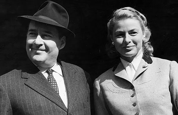 Օրացույց «Gossip». Հարսանեկան Ingrid Bergman եւ Roberto Rossellini: