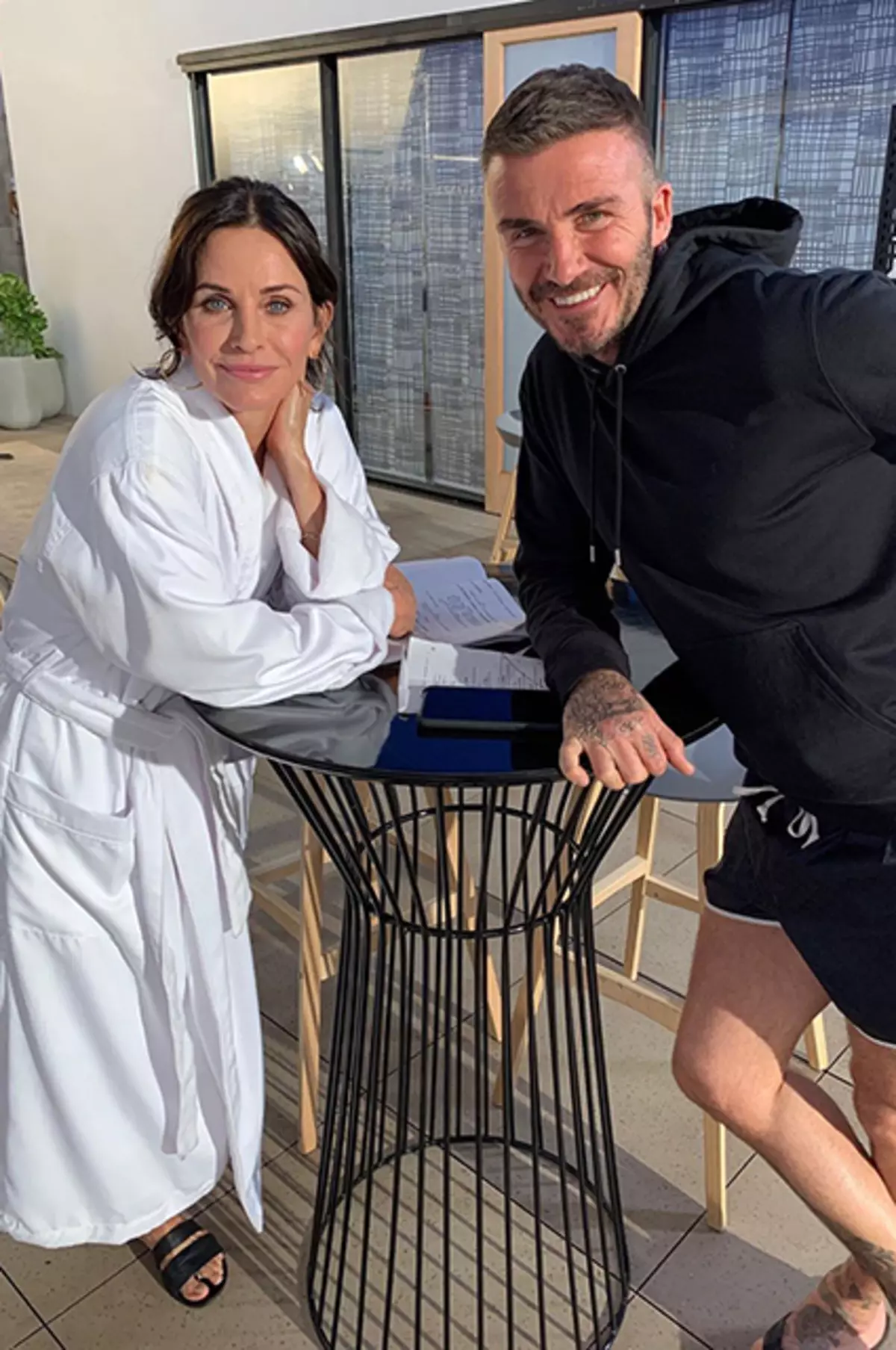 David Beckham na Courtney Coke