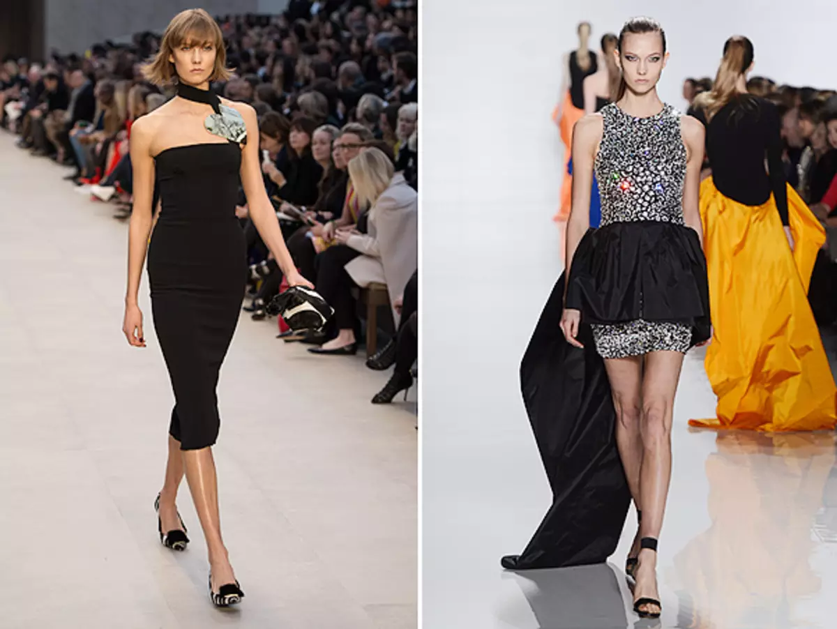 Karly kloss pawonetsetsa zotengera za burberry prorder ndi michael kors yophukira yophukira-yozizira 2013-2014