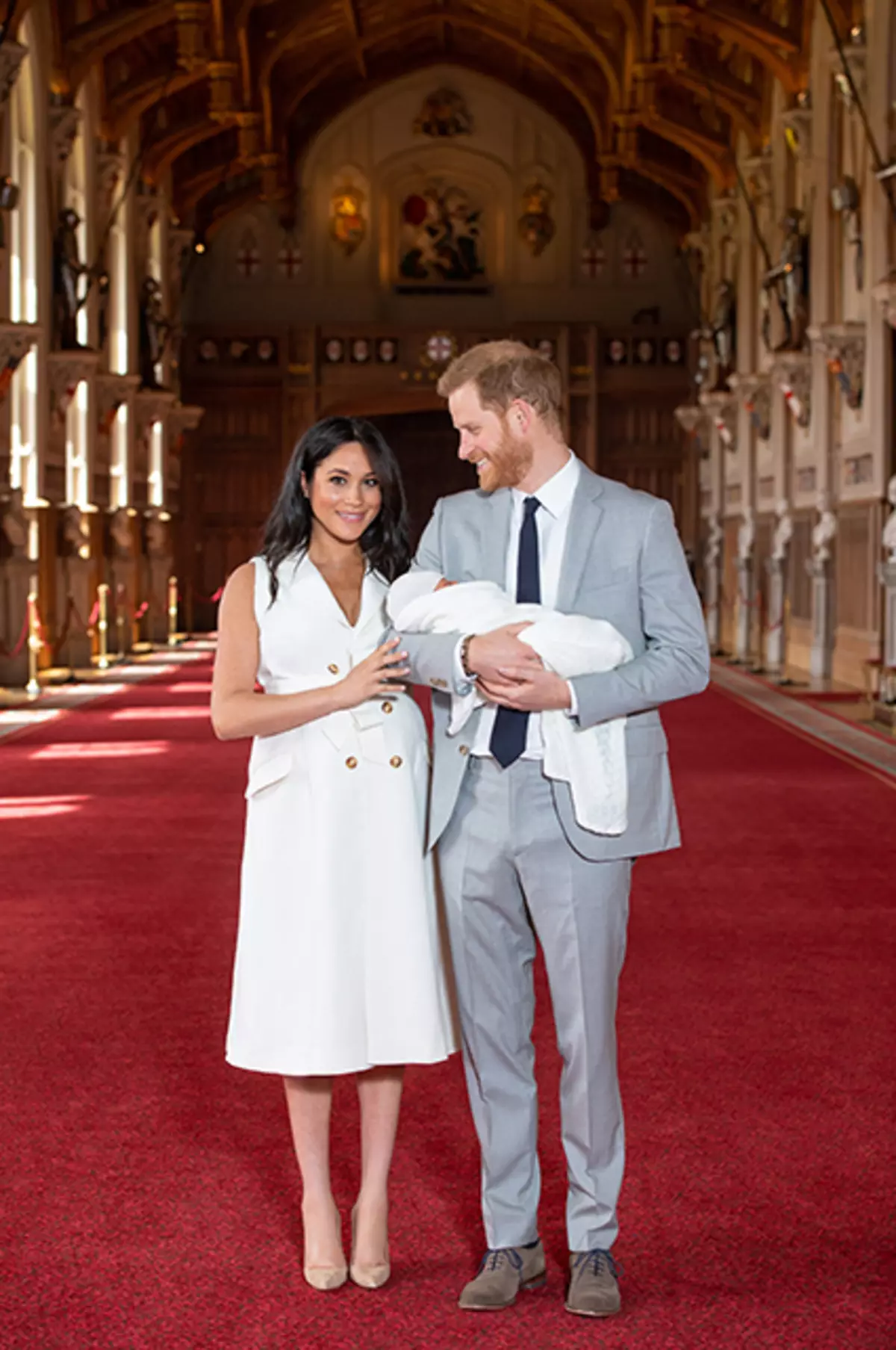 Megan Marc ir Prince Harry su Archie sūnumi