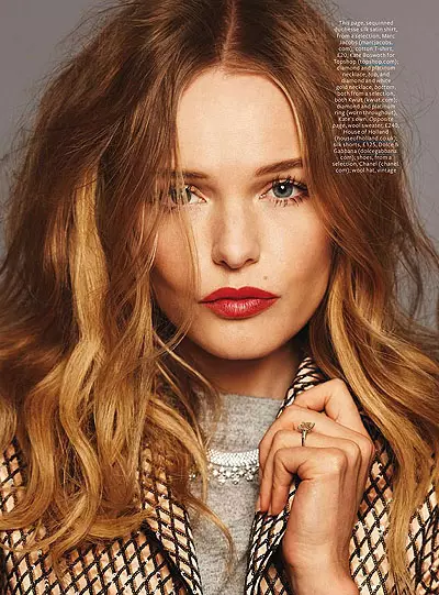 Kate bosworth a cikin batun Satumba na Ingila ne