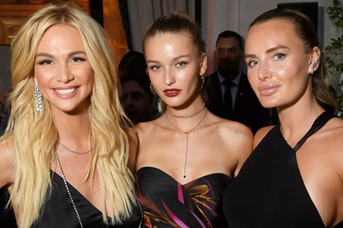 Nicky Hilton, Peter Nemtsova, Girl Vladislav Doronina, Victoria Lockarev en vele andere gasten Gala in Amfar