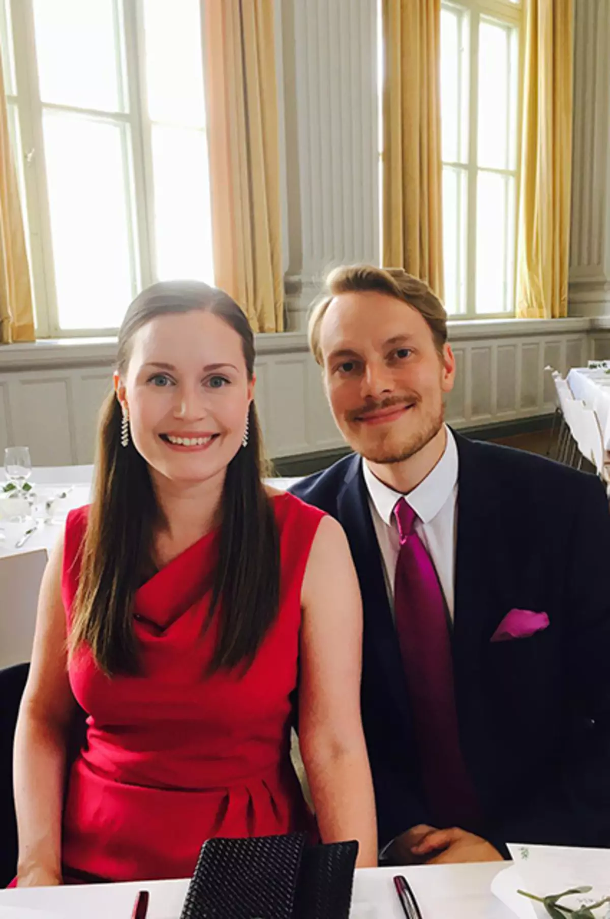 Sanna Marin with Mother Markus Raikkonen