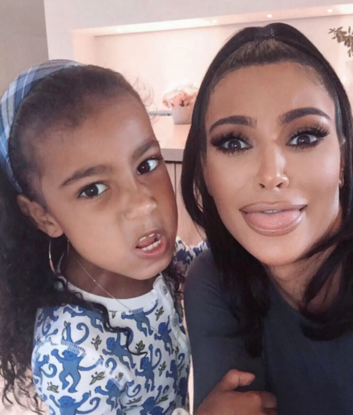 Kim Kardashian le morali oa hae leboea