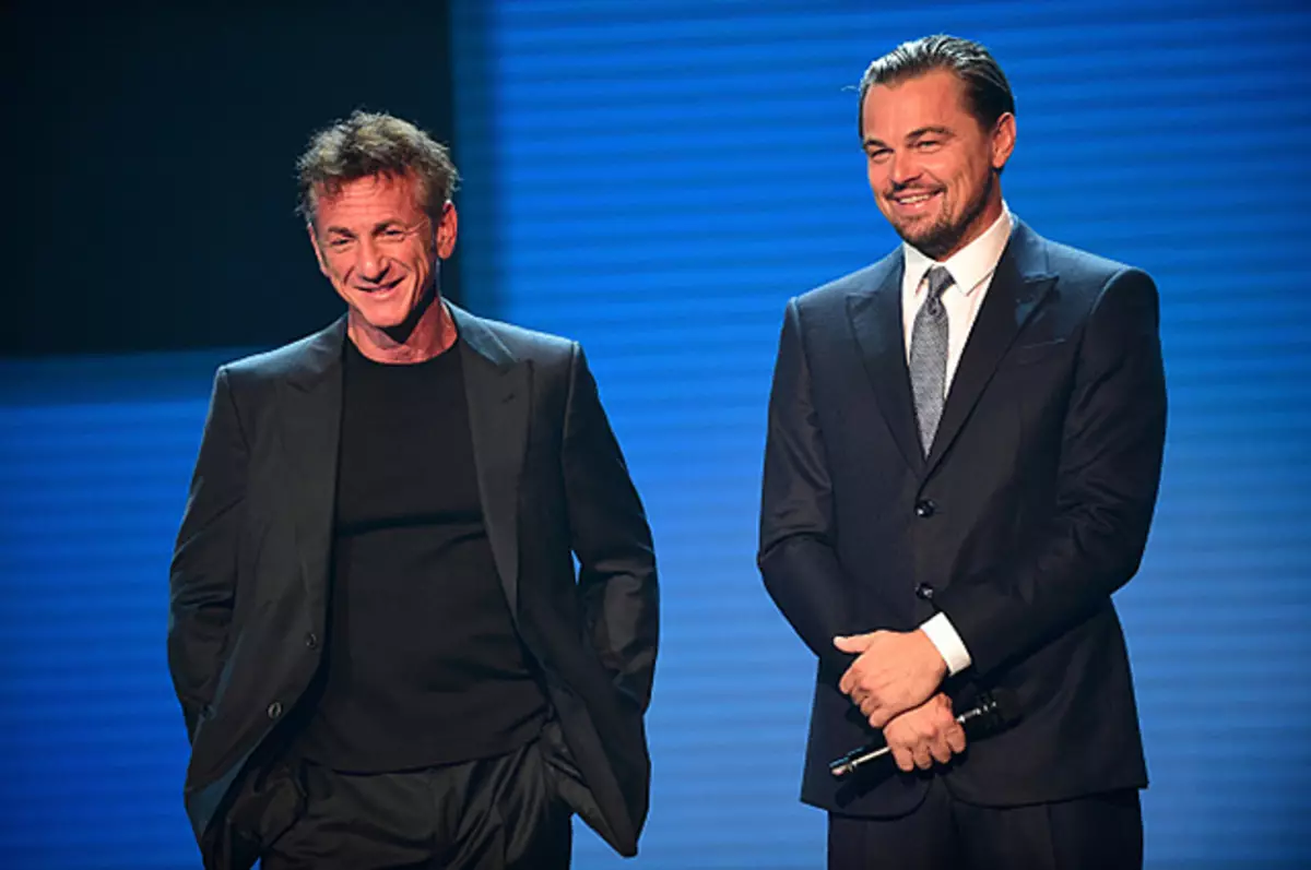 Sean Penn and Leonardo DiCaprio