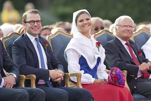 Swedish Kronpringessa Victoria celebrated his birthday