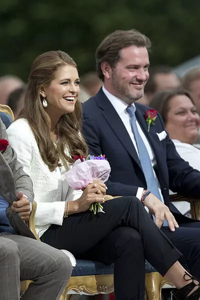 Royal Family of Sweden for the celebration of the birthday of Kronprinces of Victoria