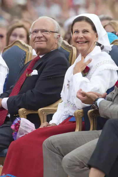 Royal Family of Sweden for the celebration of the birthday of Kronprinces of Victoria