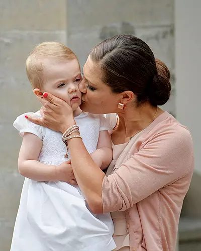 Royal Family of Sweden for the celebration of the birthday of Kronprinces of Victoria