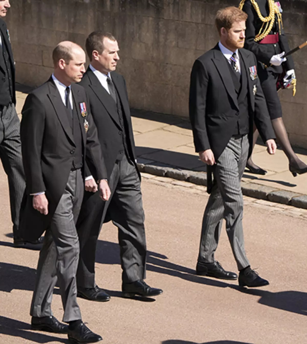 UPrince William, Peter Phillips, Prince Harry