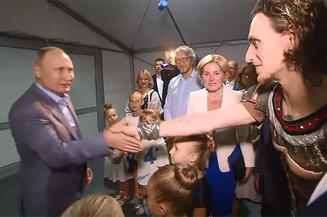 លោក Vladimir Putin និង Sergey Polunin