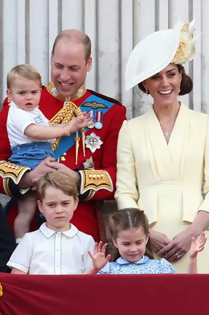 Prins Louis, Prins William, Kate Middleton, Prince George, Princess Charlotte