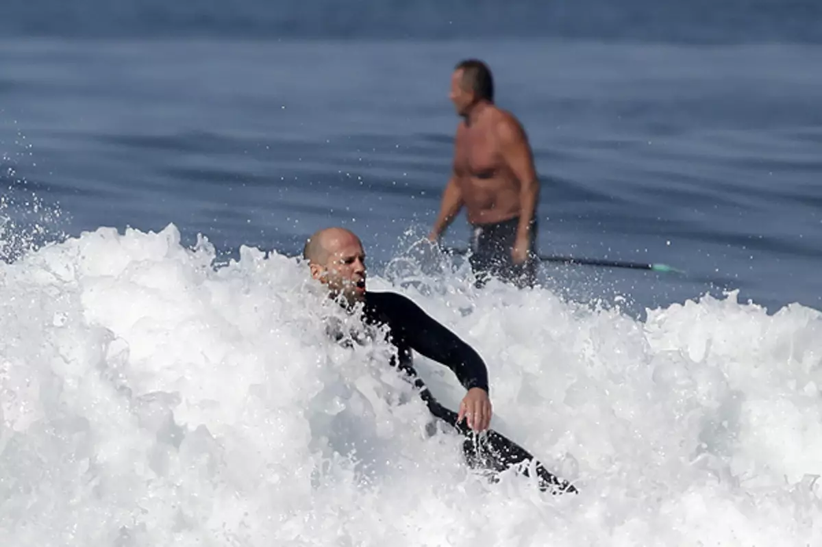 Jason Statham a Malibu