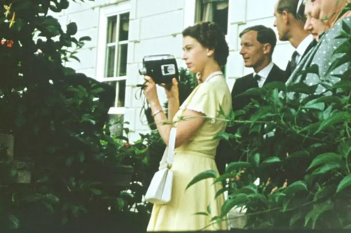 Drottning Elizabeth II 1953 under ett besök i Nya Zeeland