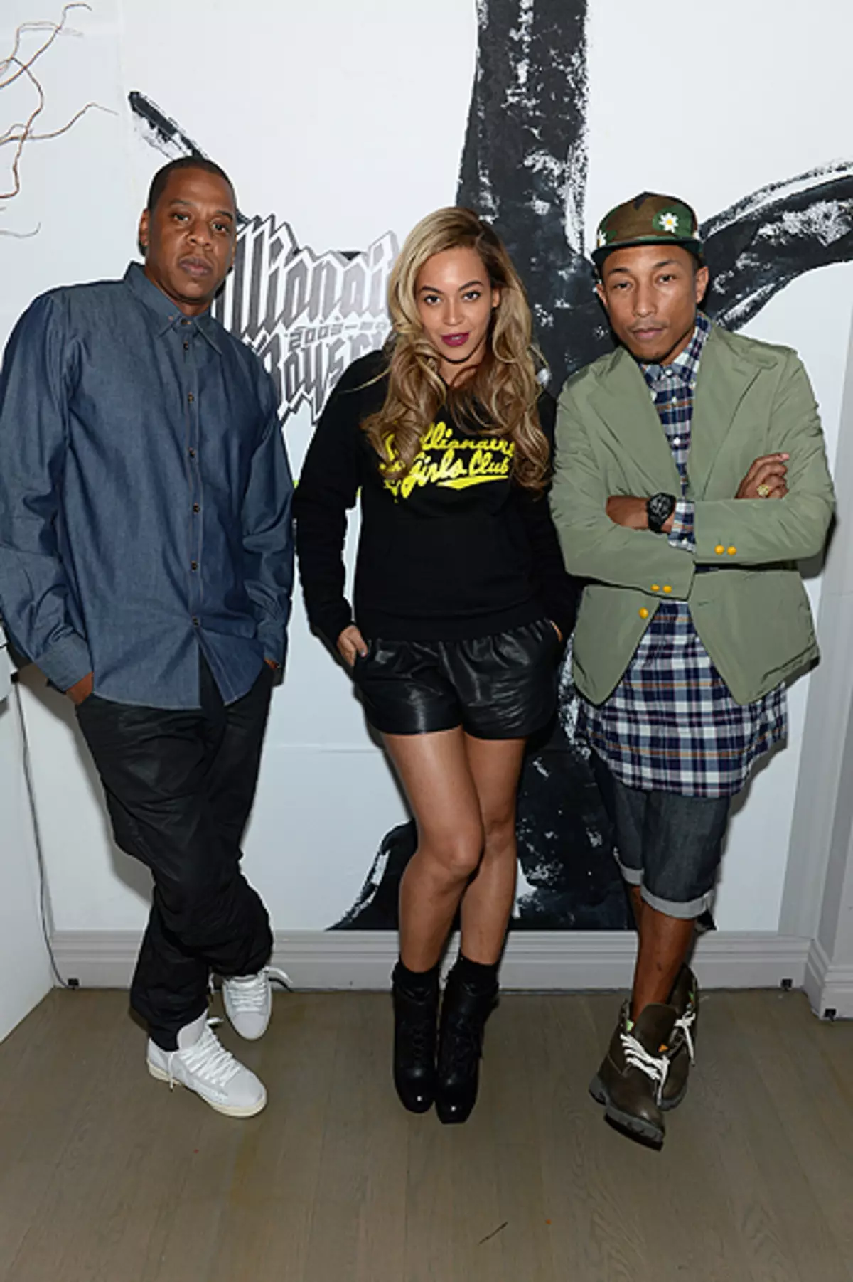 Beyonce and Jay-Zi at the Fashion Brand Party