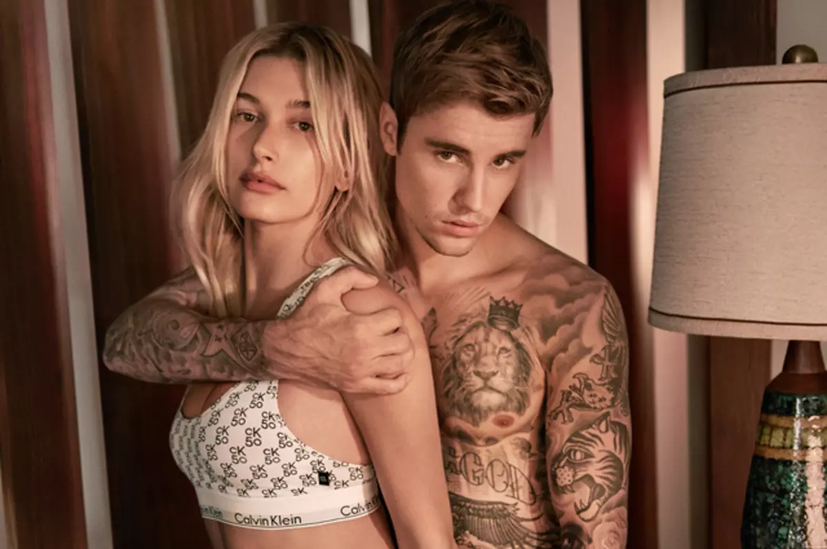 প্যাশন এবং চুম্বন: জাস্টিন Bieber এবং Haley Baldwin Calvin Klein প্রচারাভিযানে অভিনয়