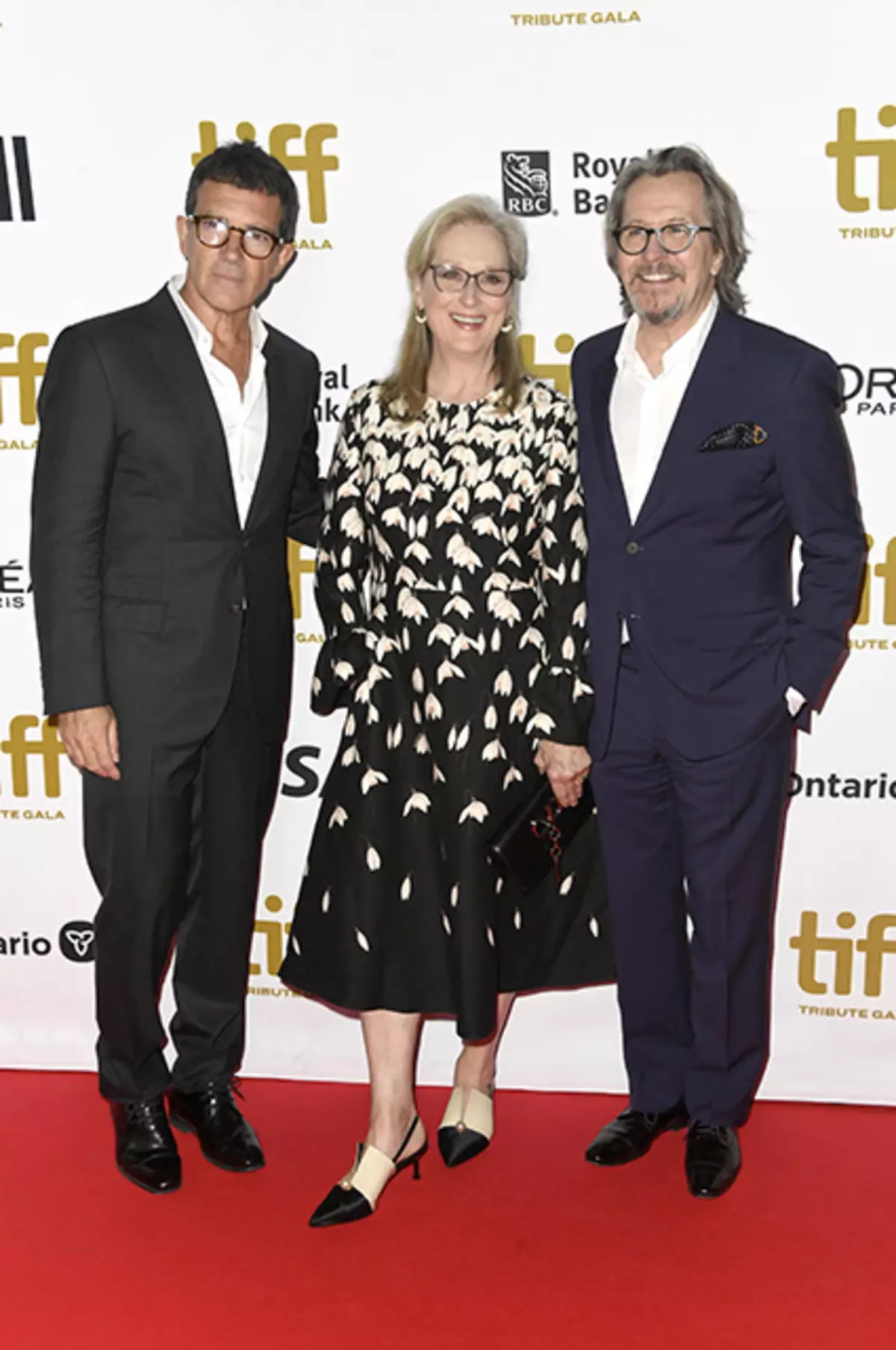 Antonio Banderas, Meryl Streep and Gary Oldman