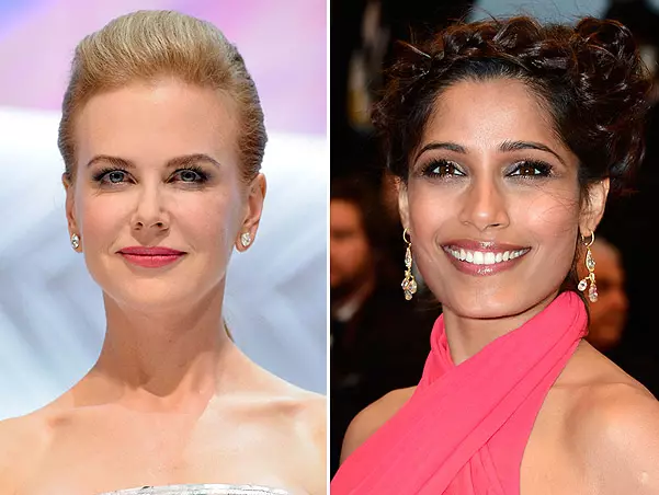 Cannes 2013 Makeup: Nicole Kidman agus Frieda Pinto