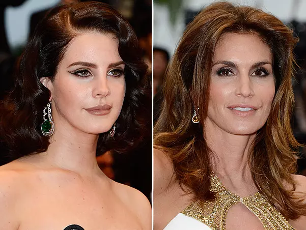 Cannes 2013 ການແຕ່ງຫນ້າ: Lana del reey ແລະ Cindy Crawford