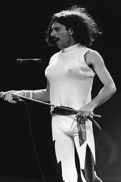 Freddie Mercury σε μια συναυλία