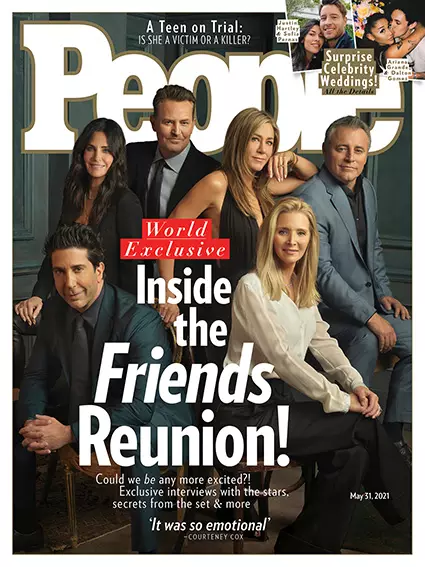 David Shvimmer, Courtney Cox, Matthew Perry, Jennifer Aniston, Lisa Kudrou, Matt LBLAN