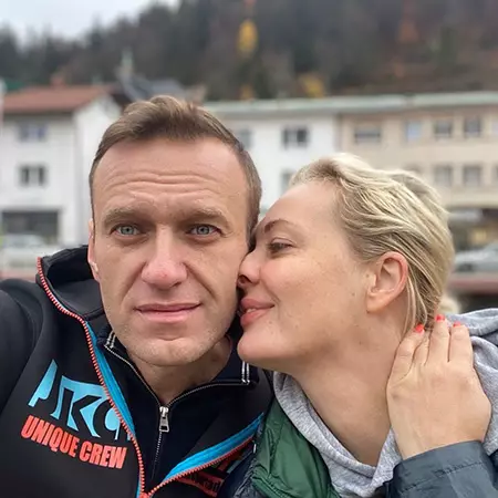 Alexey and Julia Navalny