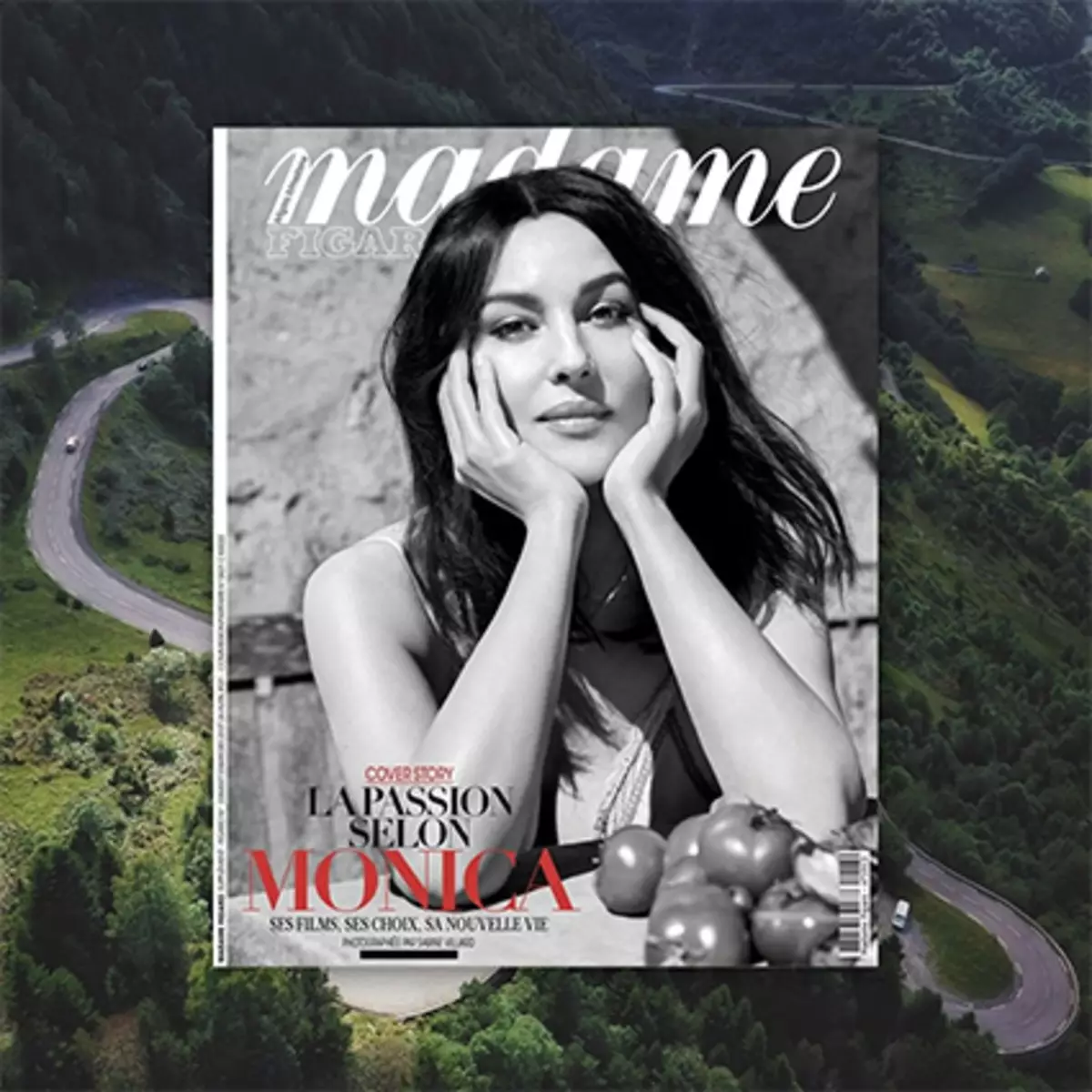 Monica Bellucci adatenga magazini ya France ndikunena za kukhala ndi mayi 547_6