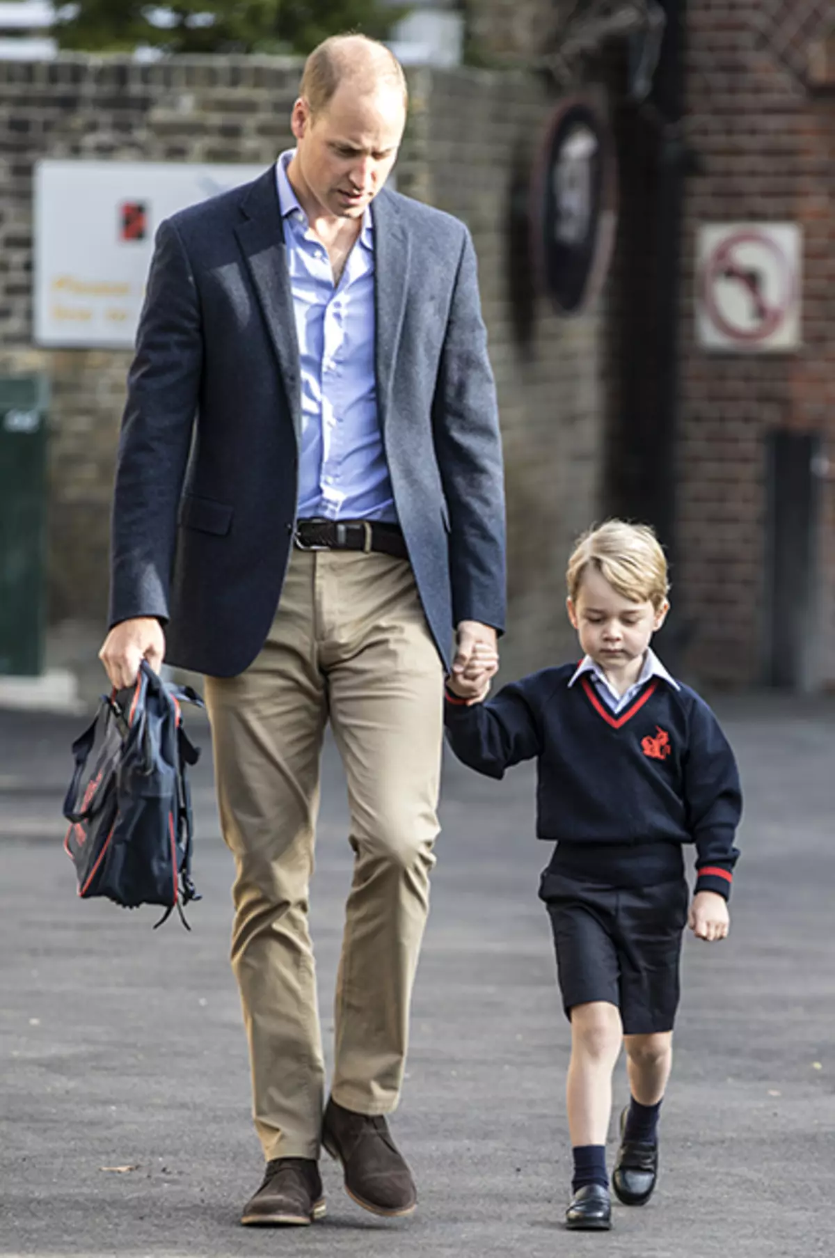 Princes William and George