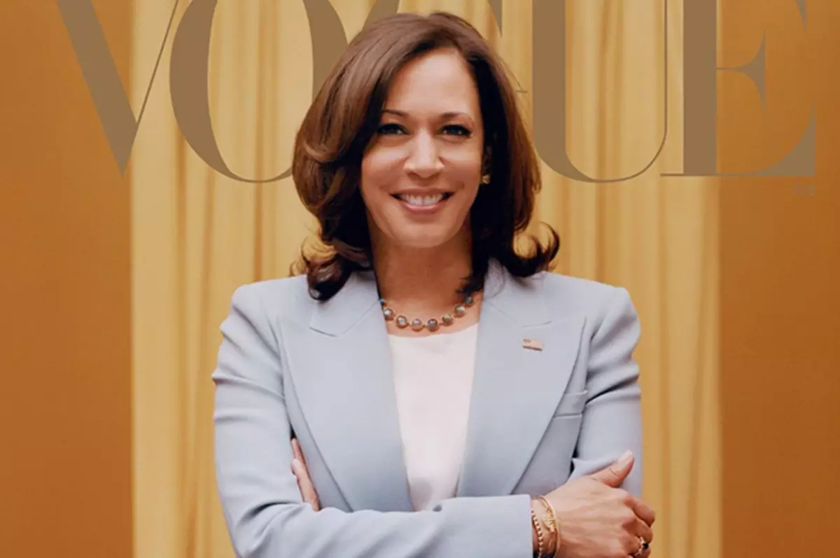 KAmala Harris sirila onwe ya maka mkpuchi nke vague: asịrị na netwọkụ na mmeghachi omume nke onye osote onye osote