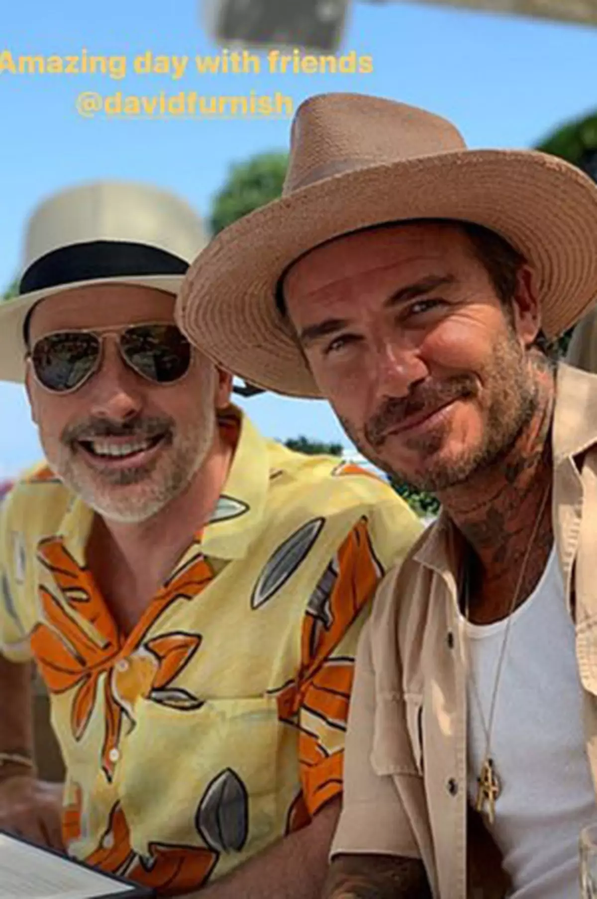 David Beckham og David Fernish