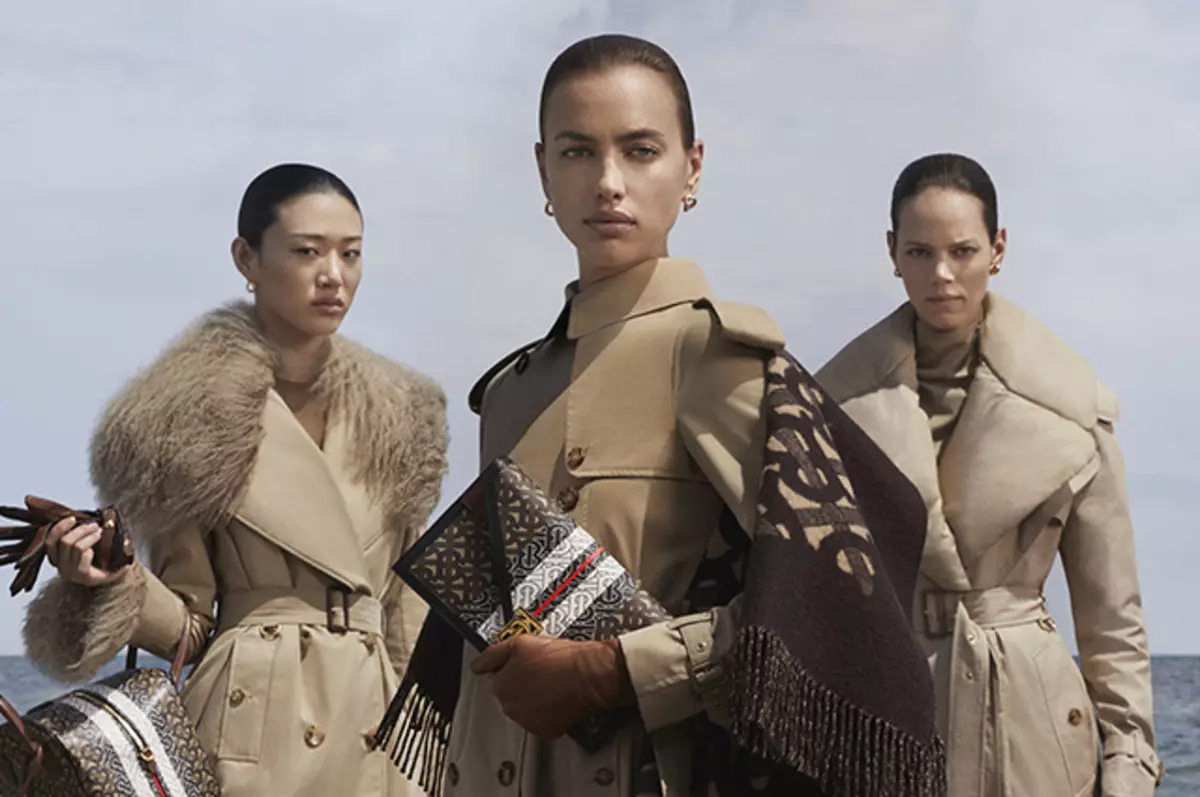 Irina Shayk și Jiji Hadid au devenit stelele noii campanii Burberry