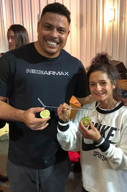 Futbolê Brazilian Ronaldo û Ekaterina Shenghelia