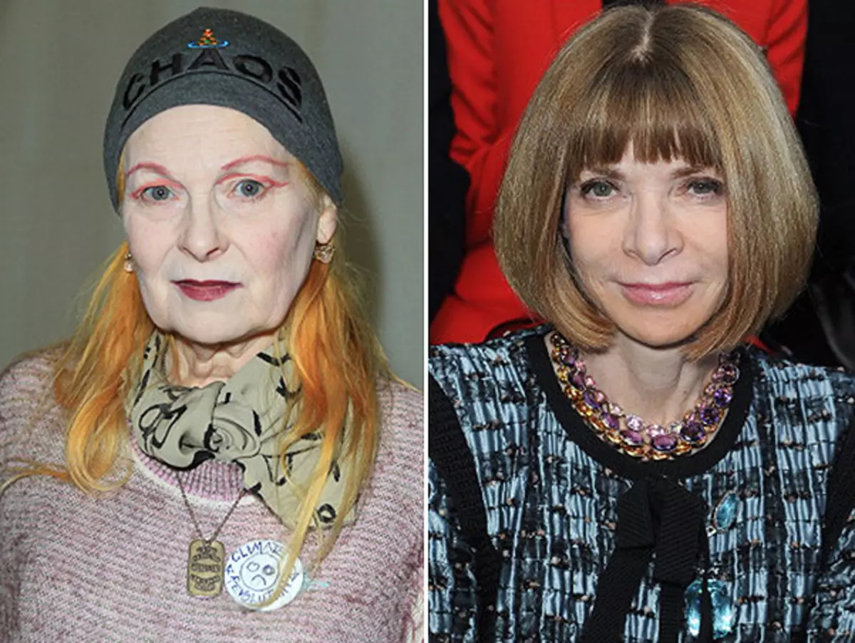 U-Anna WinUr wawenqabela ukukhombisa isithombe esibaziweyo se-naked vivienne Westwood