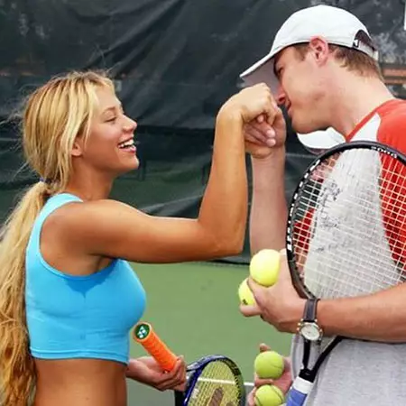 Anna Kournikova agus Marat Safin