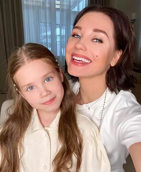 Christina Asmus con sua figlia Nastya