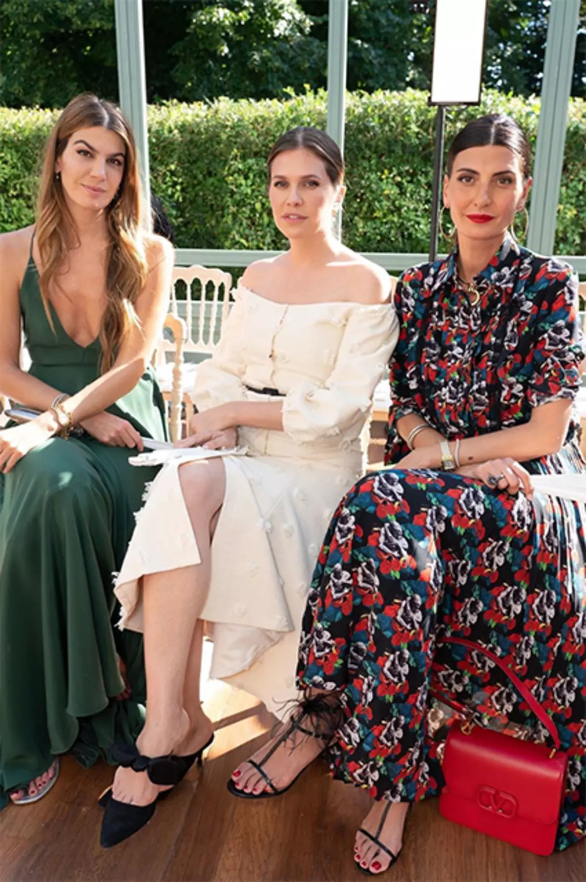 Bianca Brandolini d'Dasha, Dasha Zhukova și Giovanna Battalia Engelbert