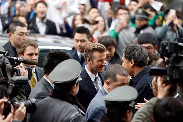 David Beckham en Chine