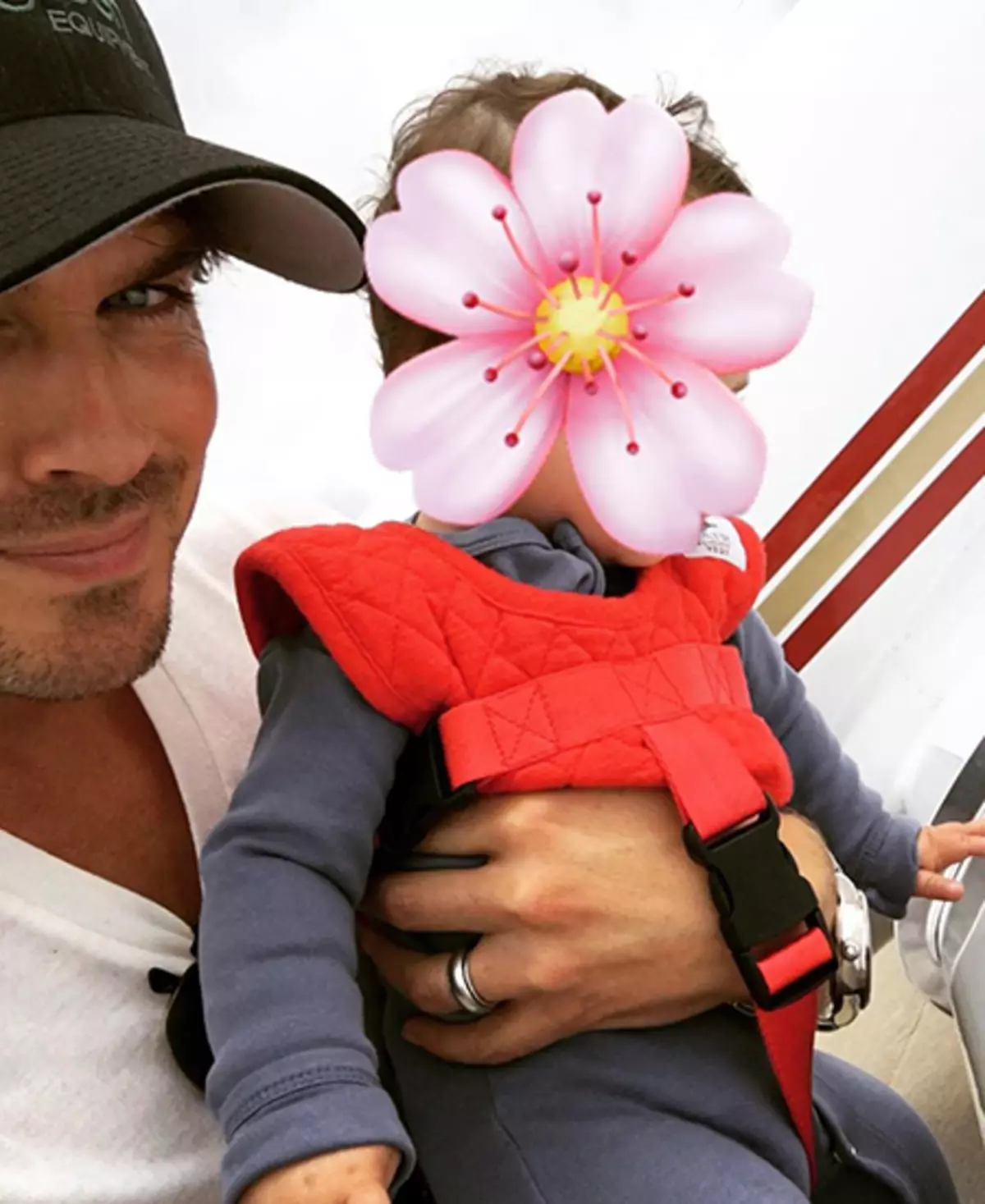 Ian Somerhalder con su hija