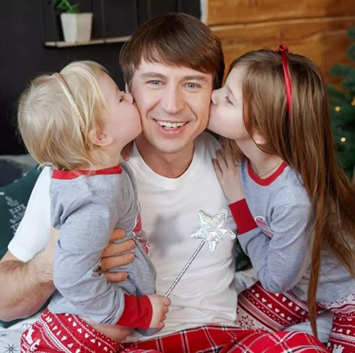 Alexey Yagudin con hijas