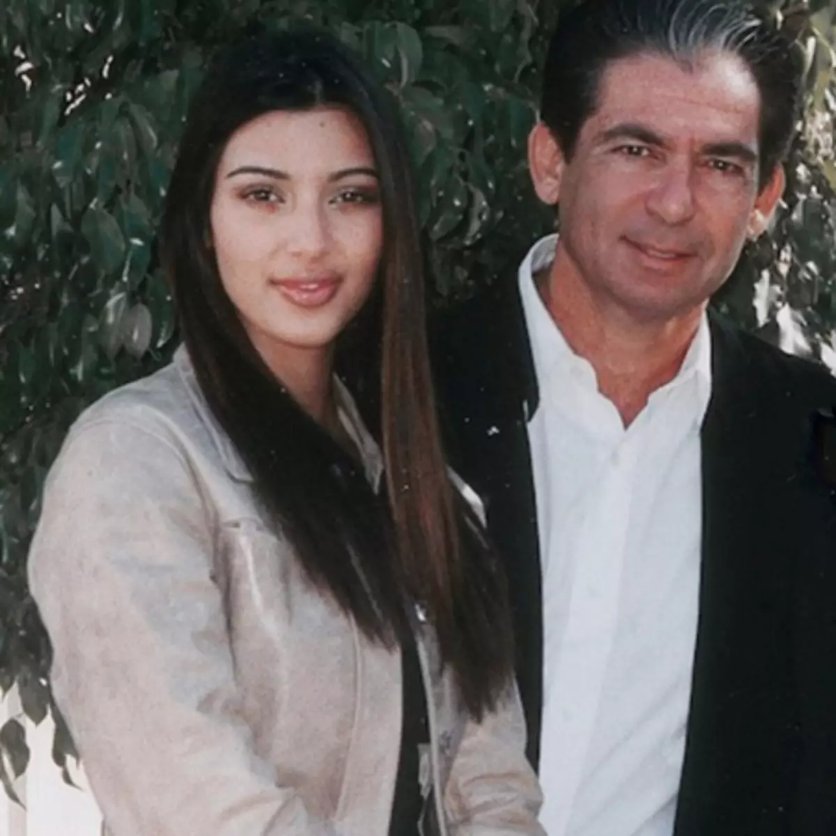 Kim Kardashian con su padre