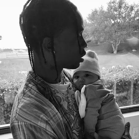 Travis Scott avec la fille de la fille