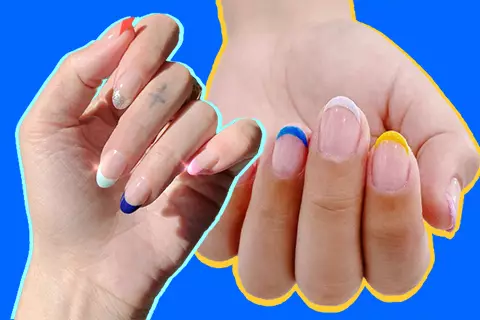 Rivestimento opaco, Franch multicolore e un'altra tendenza autunnale in manicure