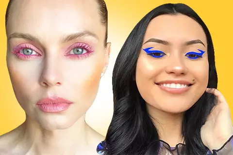 Treochtaí Samhraidh i Makeup: Saigheada Neon agus Fabhraí Bright