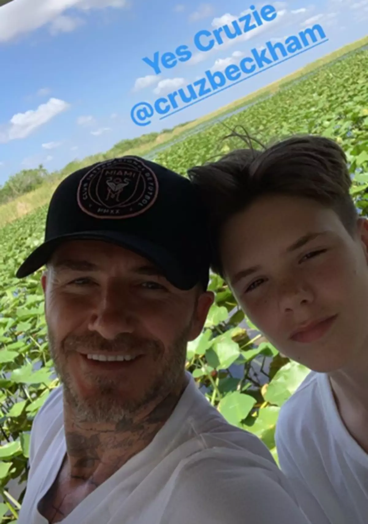 David und Cruz Beckham