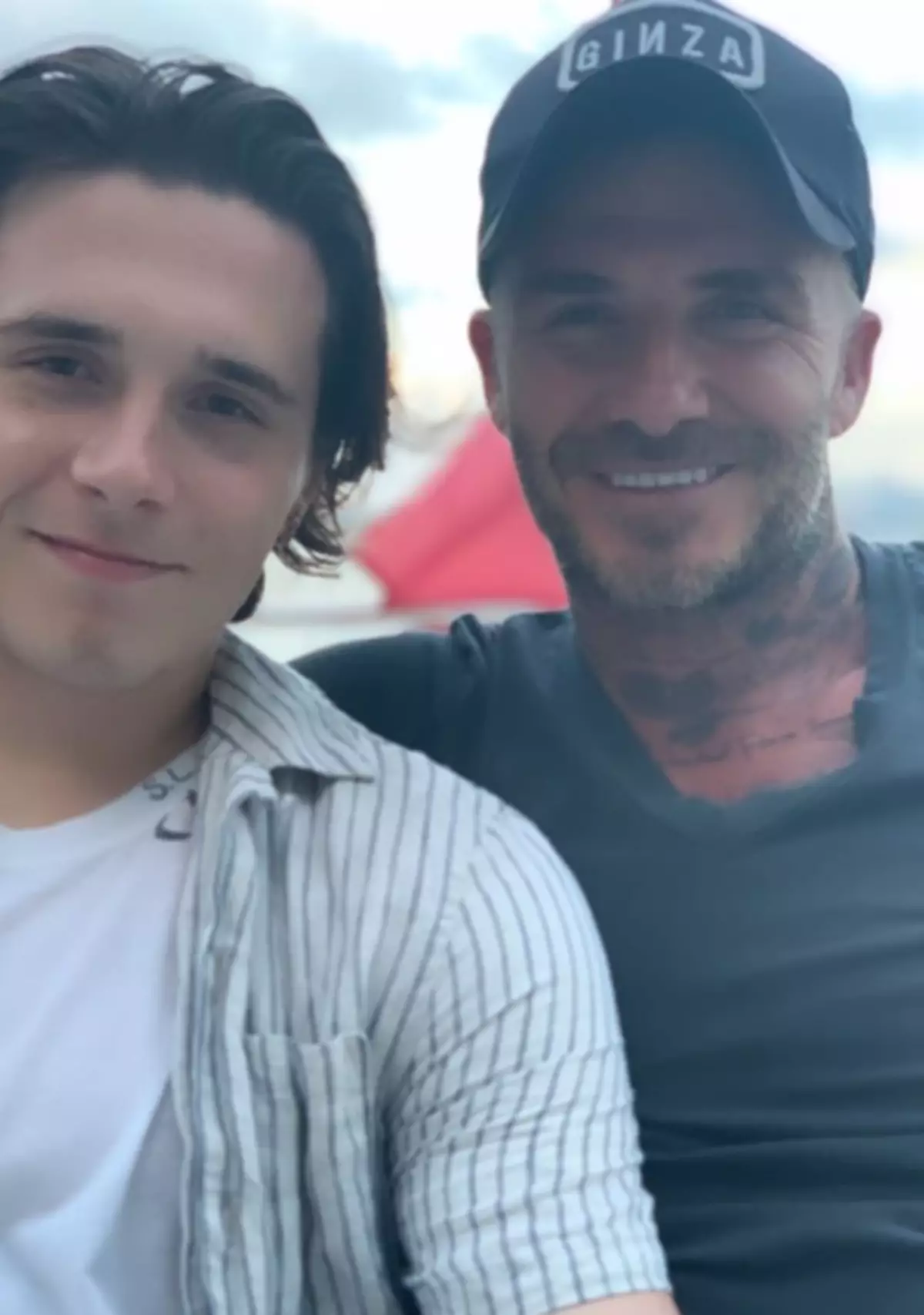 Brooklyn und David Beckham