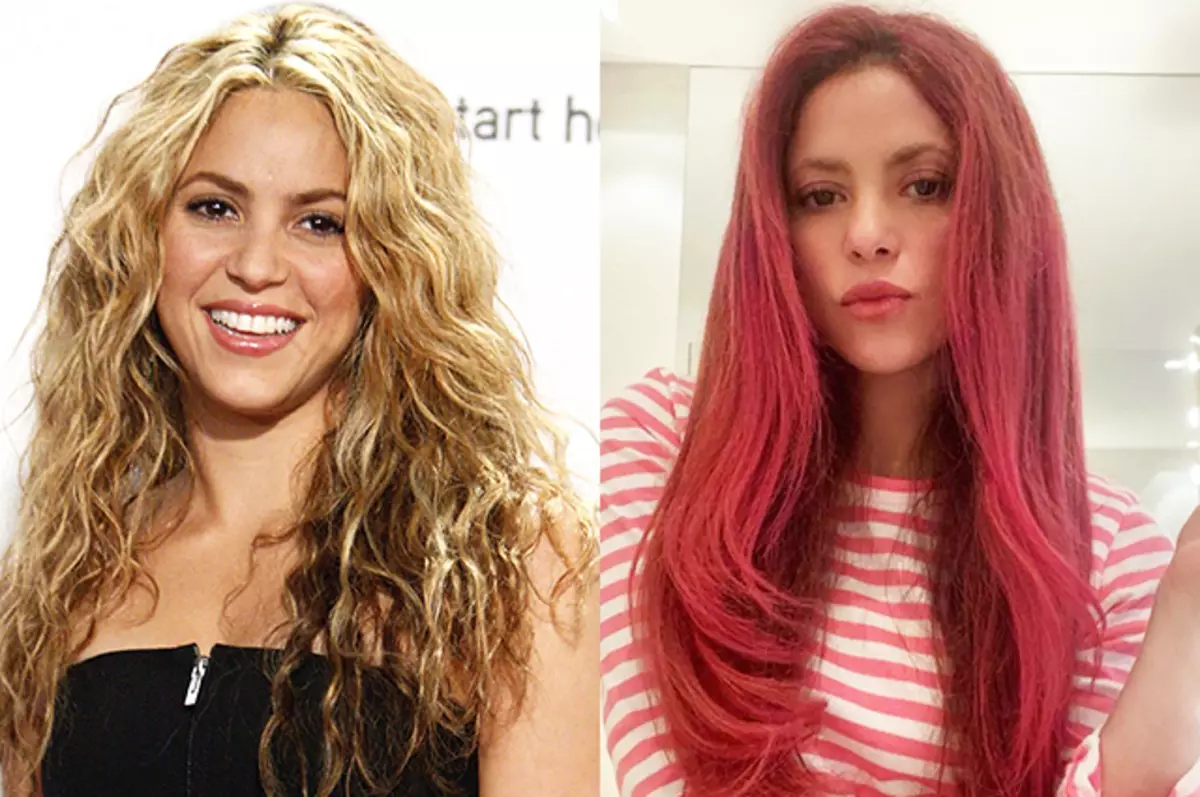 Curso para primavera: Shakira pintado na cor rosa